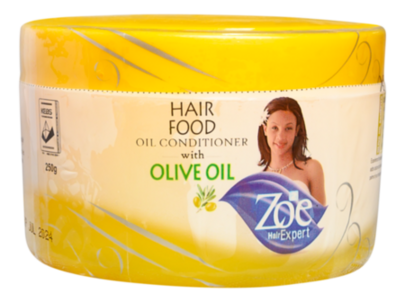 Zoe Hair Food Oil Conditioner with Olive Oil | Flametree Brands Limited